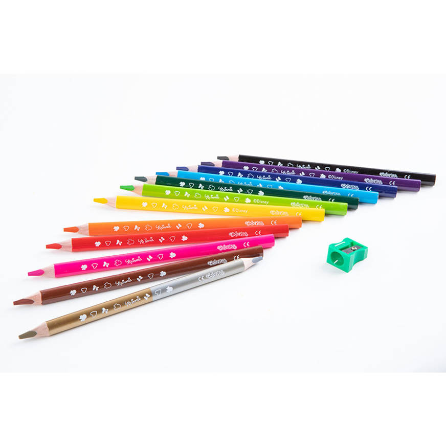 Triangular coloured pencils JUMBO 12 colours - Artykuły piśmiennicze ...